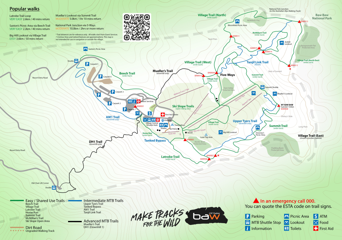 Mountain Bike Trails – Mt Baw Baw